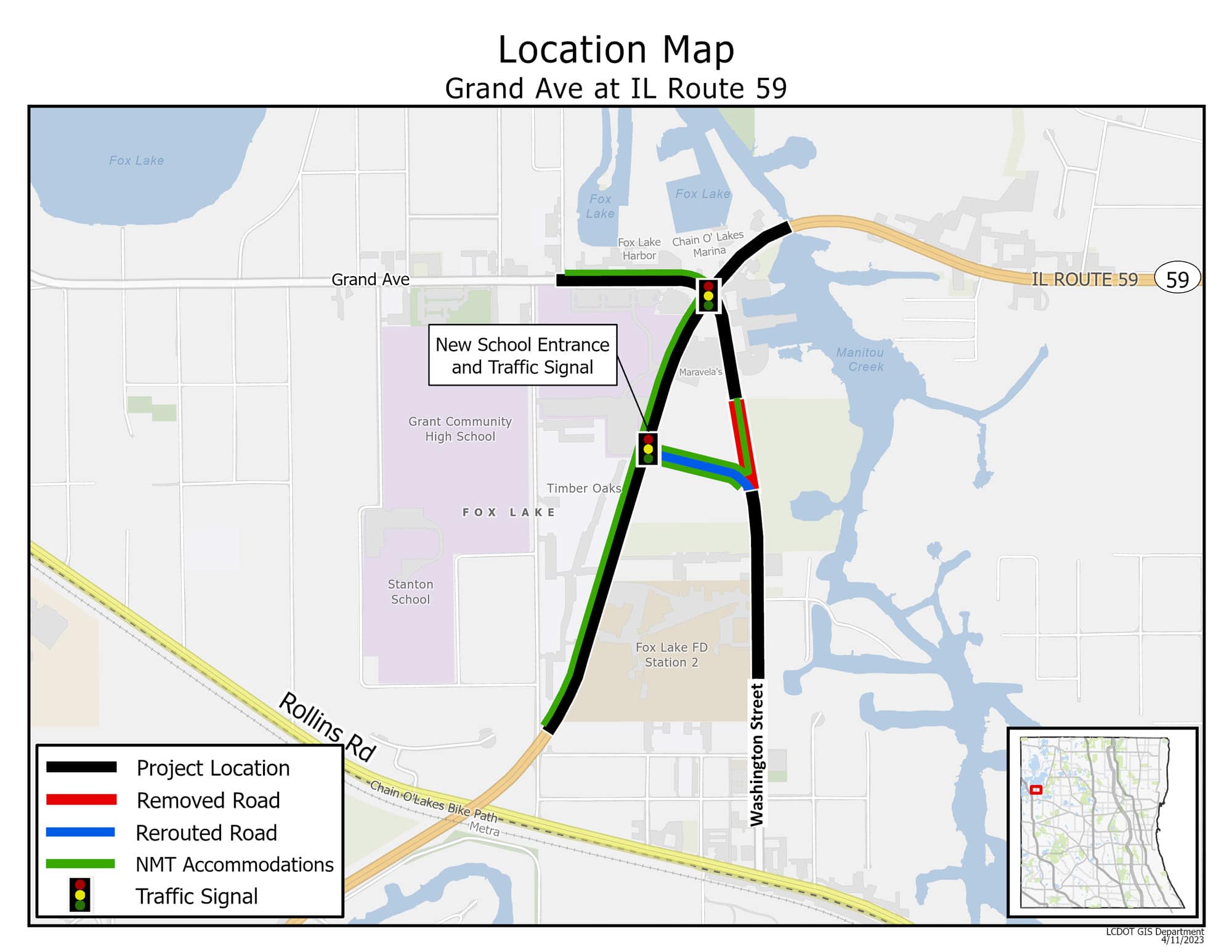Project Overview - IL 59 and Grand Avenue Intersection Improvements